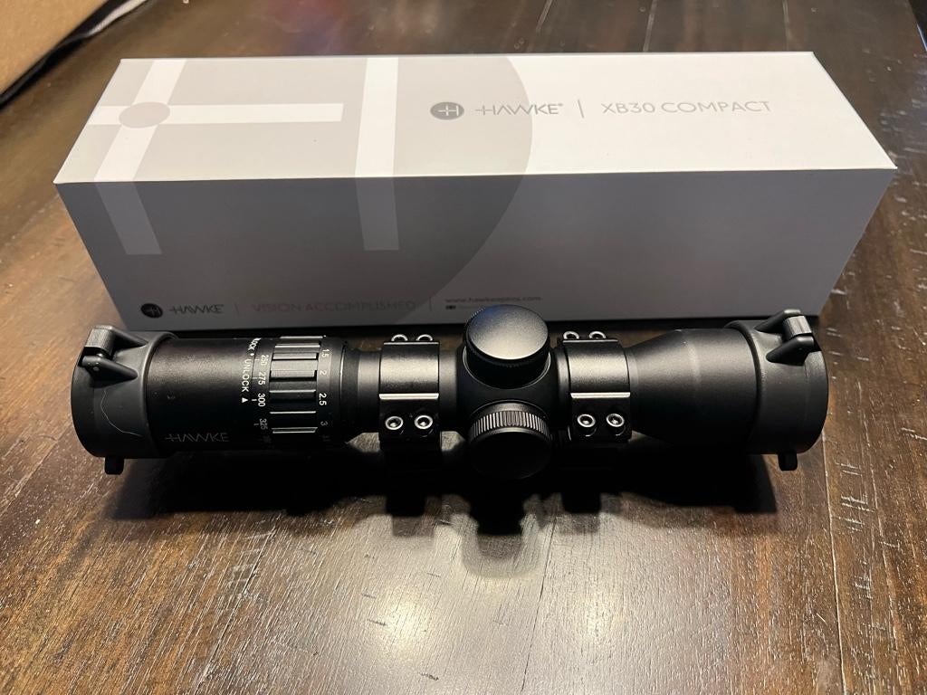 Hawke XB30 Compact Crossbow IR 30mm 1.5-6x36 Scope | Crossbow Nation