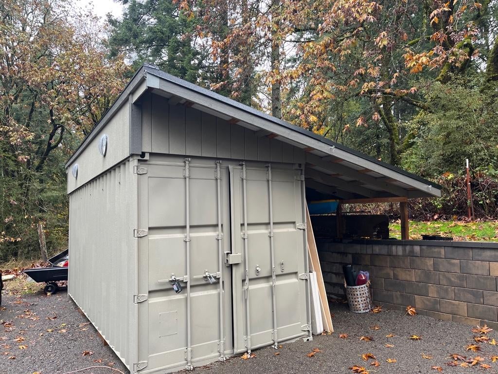 9Shipping Container "lean to carport " HELP! | Contractor Talk ...