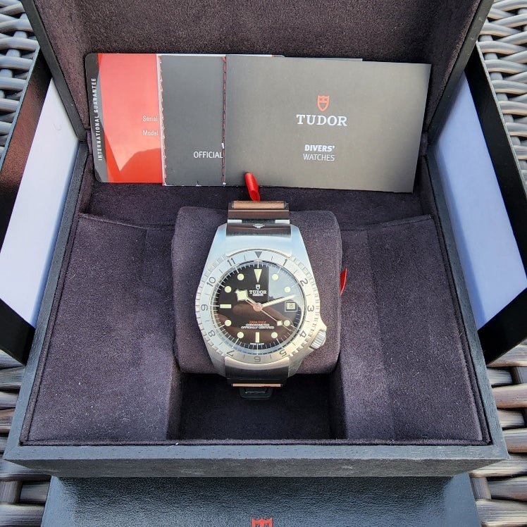FSOT: TUDOR HERITAGE BLACK BAY P01 42mm 70150 CALIBER MT5612 B&P ...