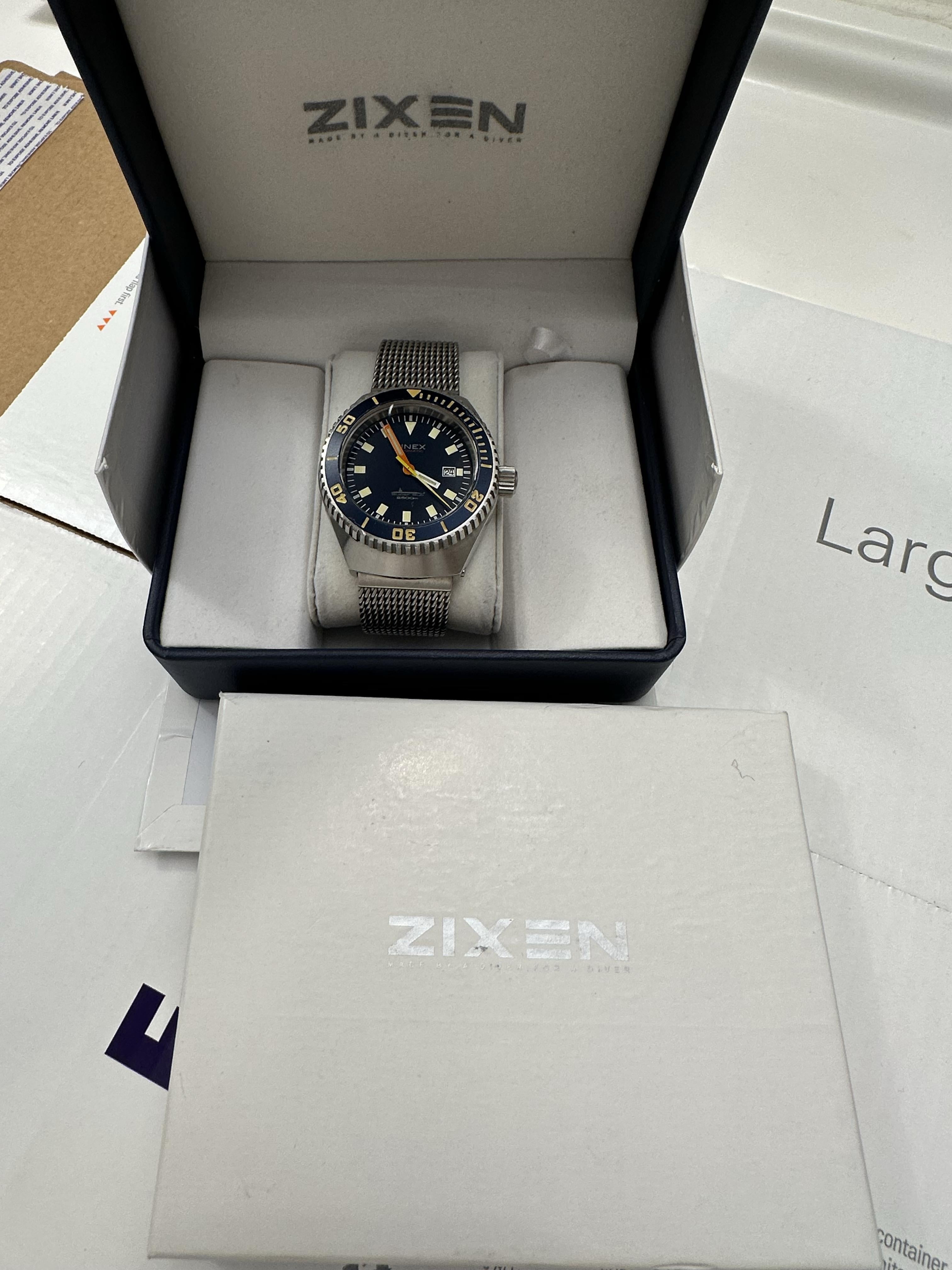 Zinex Heliox SuperSub 2,500m limited 300 pcs | WatchUSeek Watch Forums