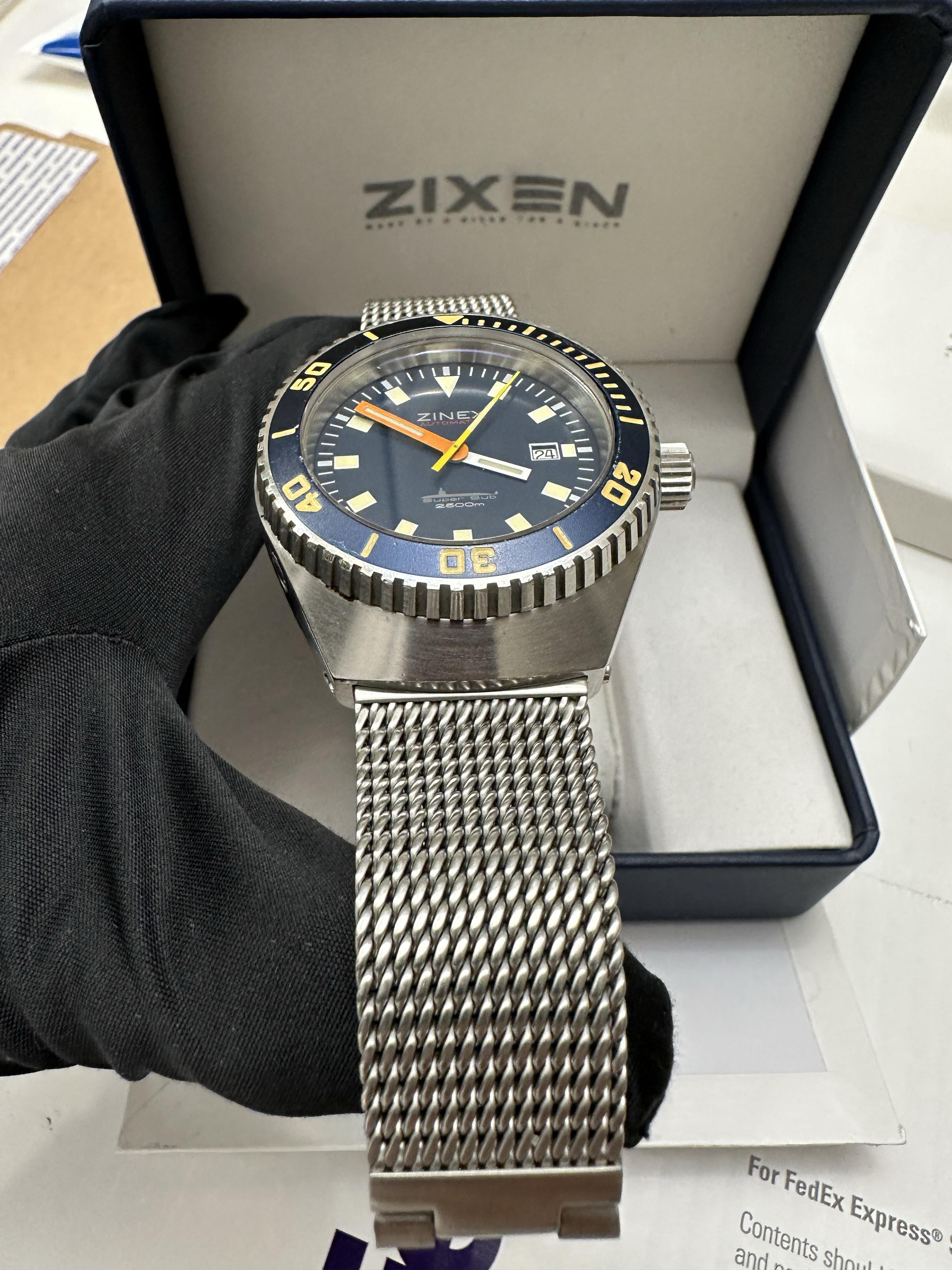 Zinex Heliox SuperSub 2,500m limited 300 pcs | WatchUSeek Watch Forums