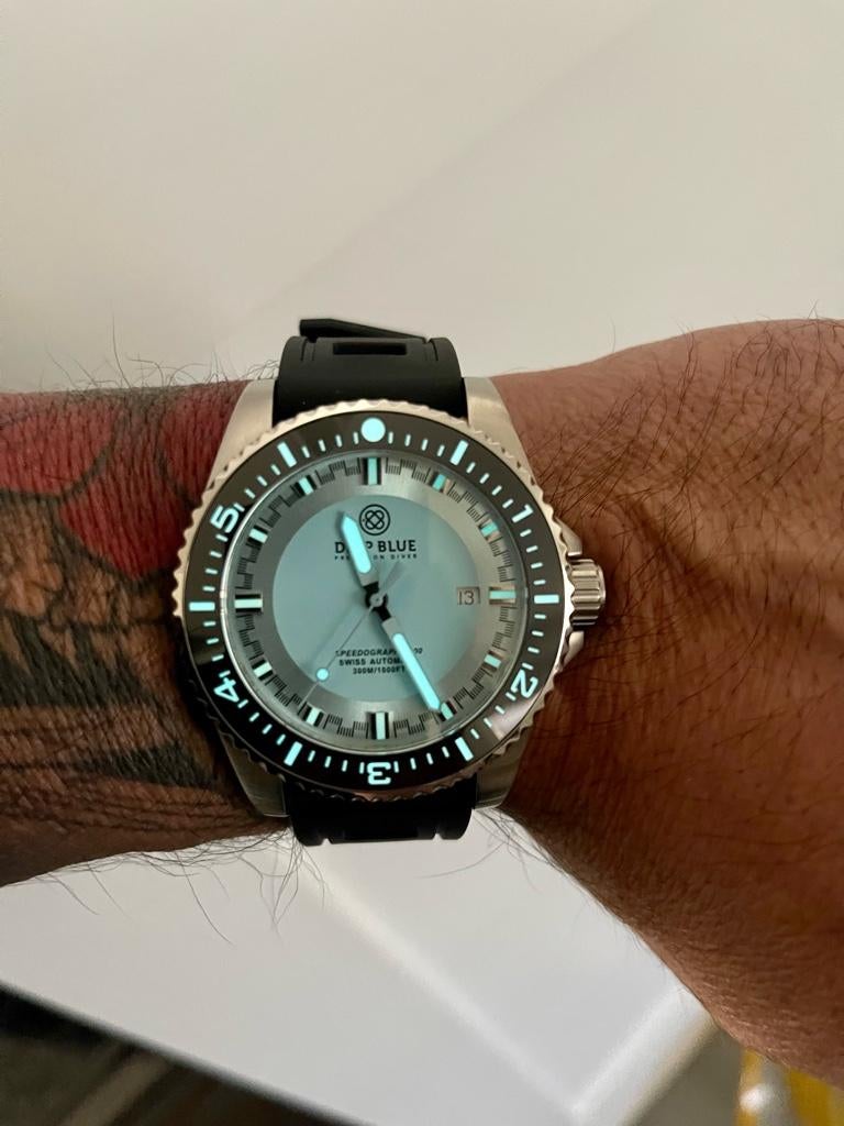 Deep Blue Speedograph 1000 | WatchUSeek Watch Forums