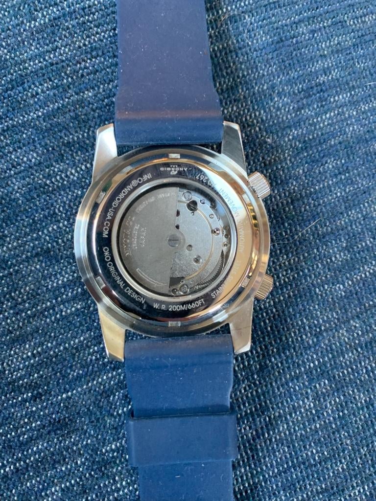 FS: [50.00] Android Octopus (Octopuz) Automatic Blue Dial | WatchUSeek ...