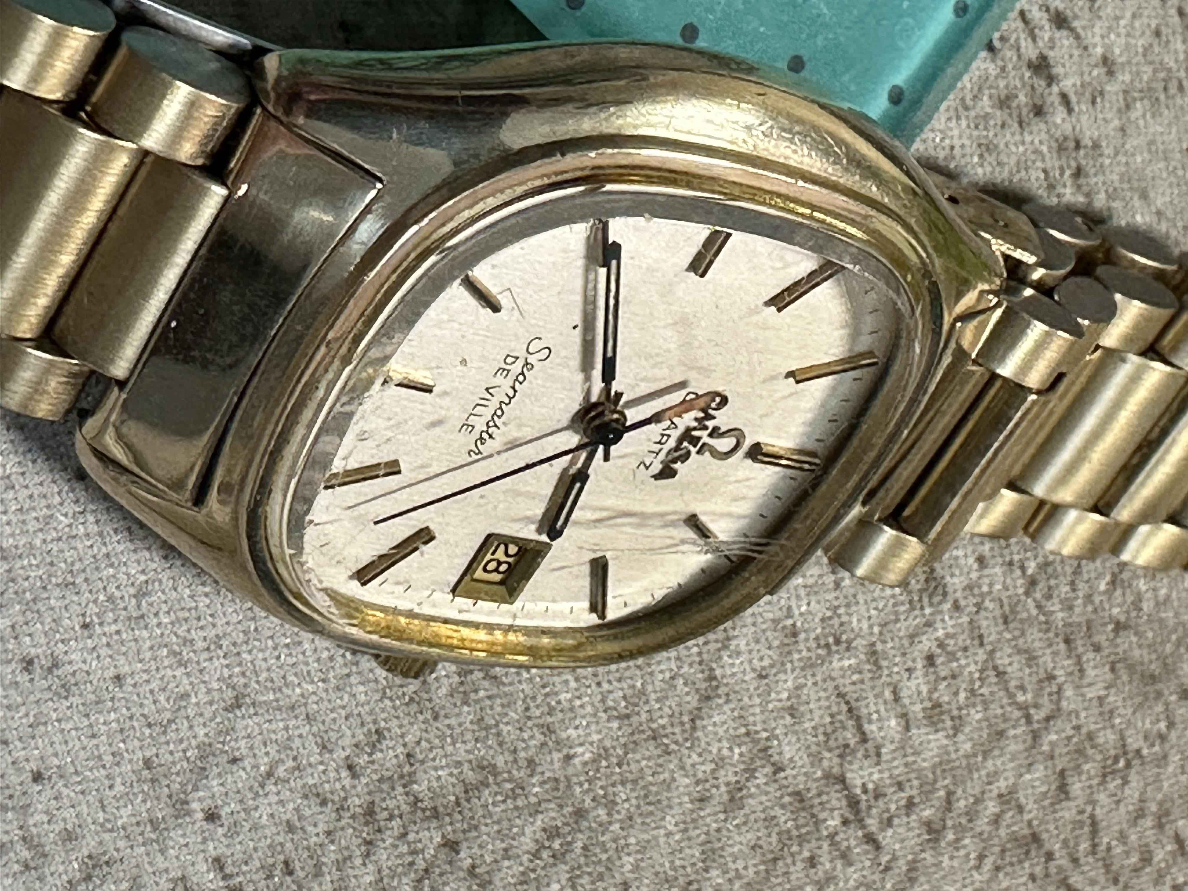 Omega SEAMASTER De Ville quartz, square case $175 | WatchUSeek Watch Forums