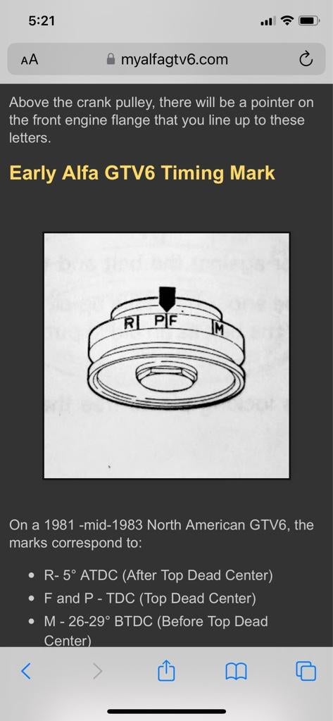 Help with Cam Timing | Alfa Romeo Forums