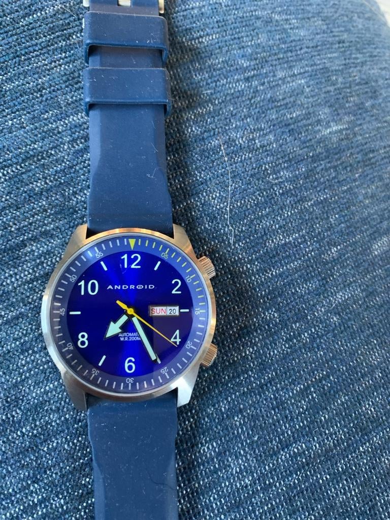 FS: [50.00] Android Octopus (Octopuz) Automatic Blue Dial | WatchUSeek ...