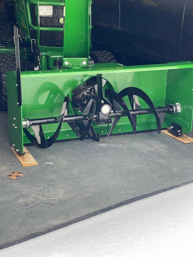 Front 3 Pt vs Quick Hitch for Front Blower | Green Tractor Talk