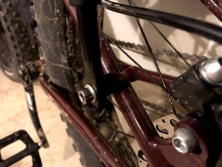 Minimalist rear rack for a dry bag | Mountain Bike Reviews Forum