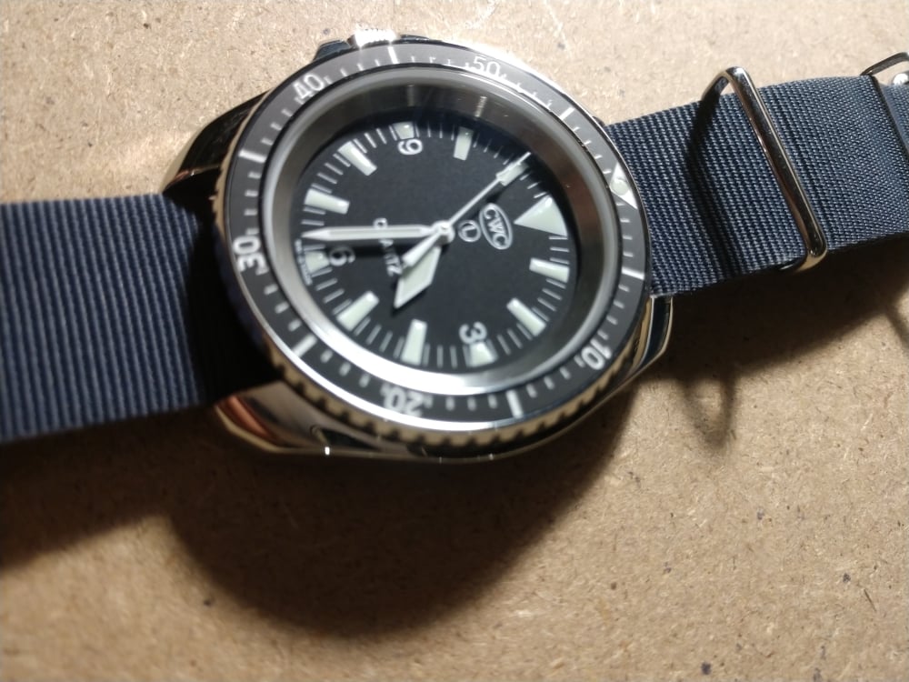 FS: [$600] New CWC RN Diver (Polished, Destro, Sapphire) | WatchUSeek ...