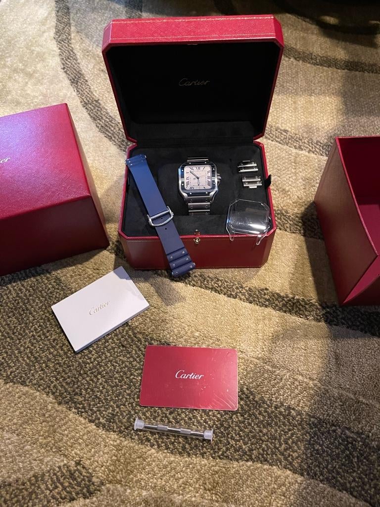FS: Cartier Santos Large PVD Blue WSSA0047 | WatchUSeek Watch Forums