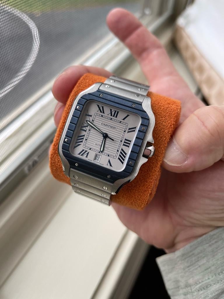 FS: Cartier Santos Large PVD Blue WSSA0047 | WatchUSeek Watch Forums