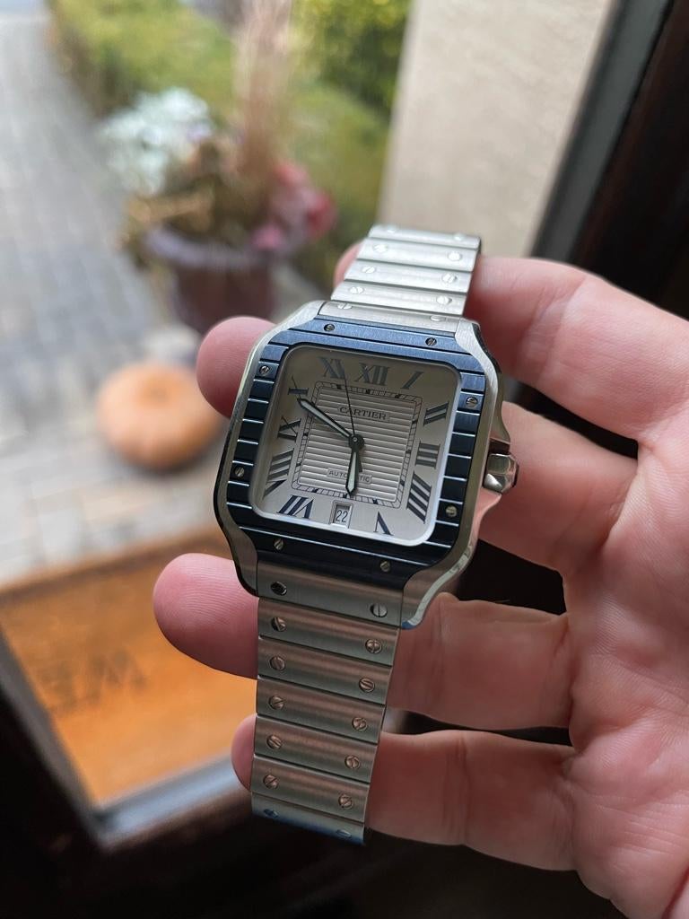 FS: Cartier Santos Large PVD Blue WSSA0047 | WatchUSeek Watch Forums