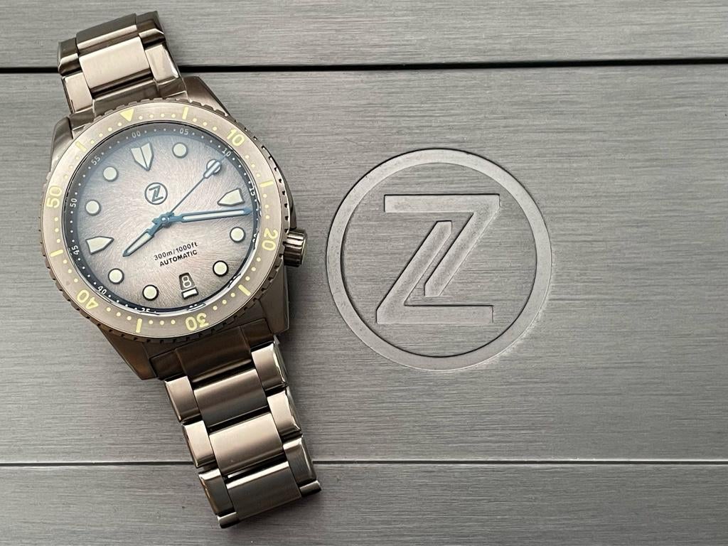PRICE DROP!! Zelos Mako V3 Titanium Watch with "Storm Grey" Dial | WatchUSeek Watch Forums