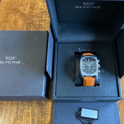 SOLD: Glycine ALTUS Automatic Chronograph - Tonneau Case - RARE ...