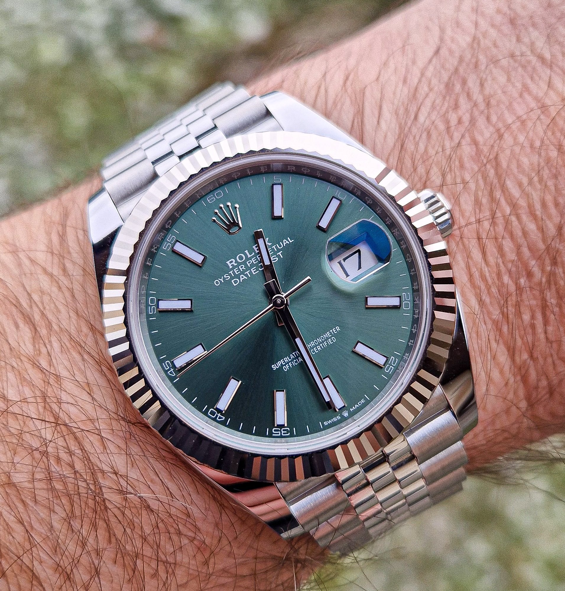 Datejust mint green - new dial from Rolex. | WatchUSeek Watch Forums