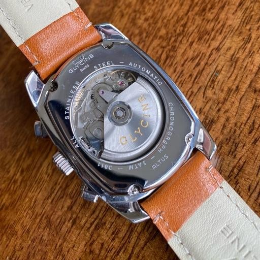 SOLD: Glycine ALTUS Automatic Chronograph - Tonneau Case - RARE ...