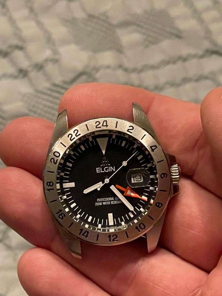 Elgin Gmt 1655 homage True GMT Quartz Rare | WatchUSeek Watch Forums