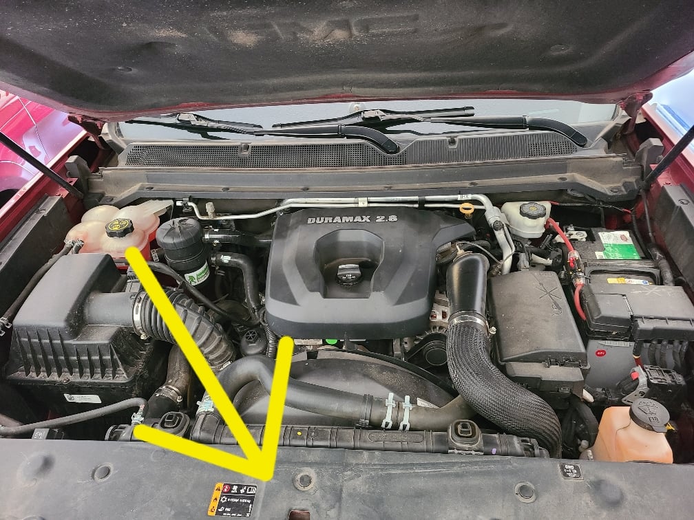 Under Hood Driver's side inner fender trim? | Chevy Colorado & GMC Canyon