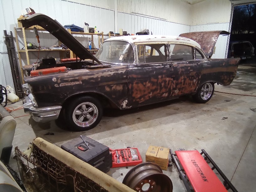 Third project, 57 Chevy Bel Air 4 door | Chevy Tri Five Forum