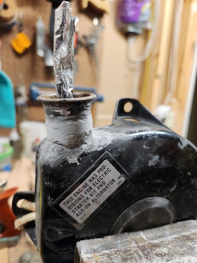 Recommended metal fix for pull cord problem? | Snowblower Forum