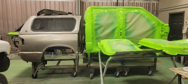 Making a crew cab ZR2. Has anyone swapped frames befor? | S-10 Forum
