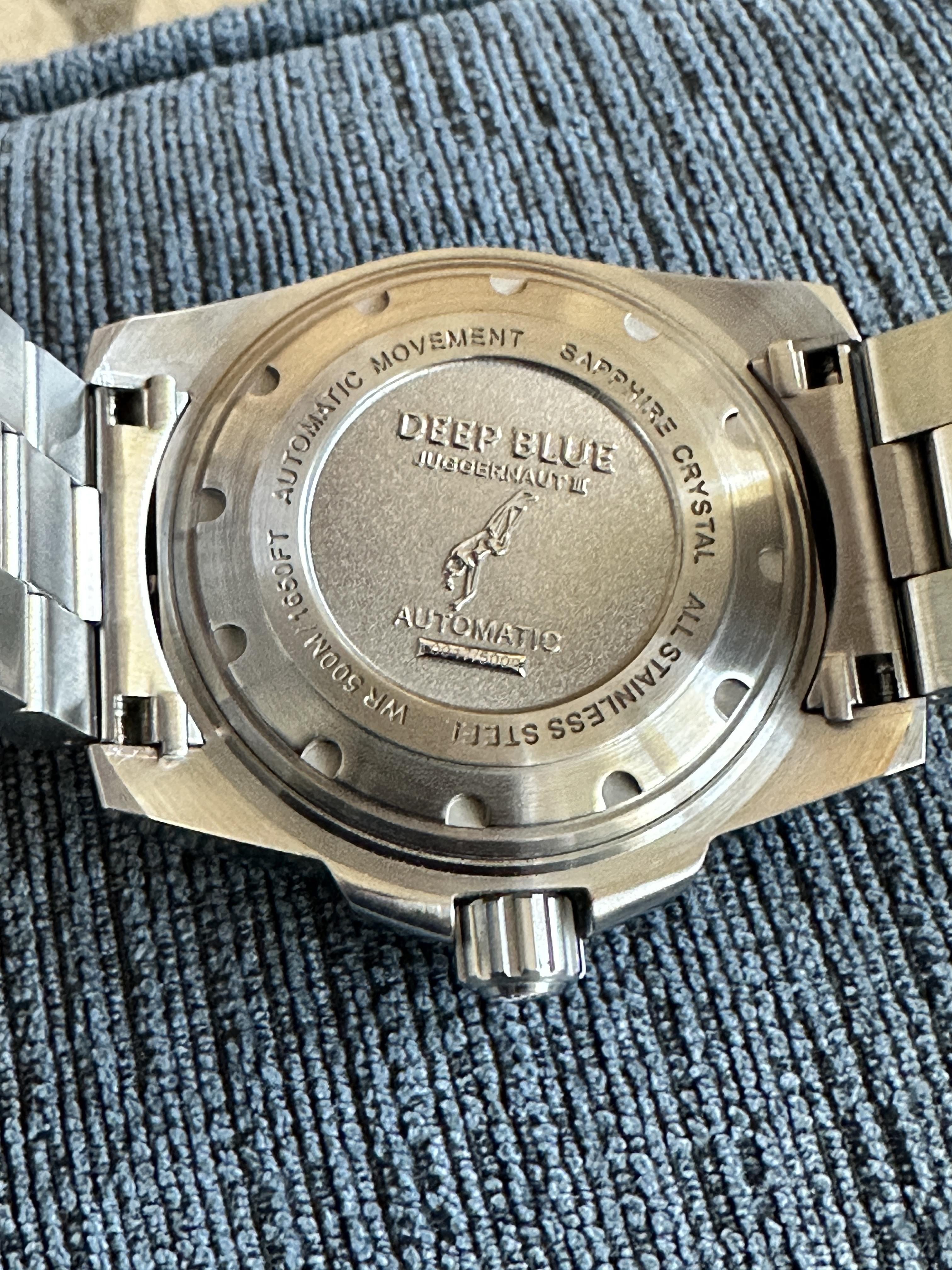 SOLD: Deep Blue Juggernaut III Automatic - White Whale | WatchUSeek ...