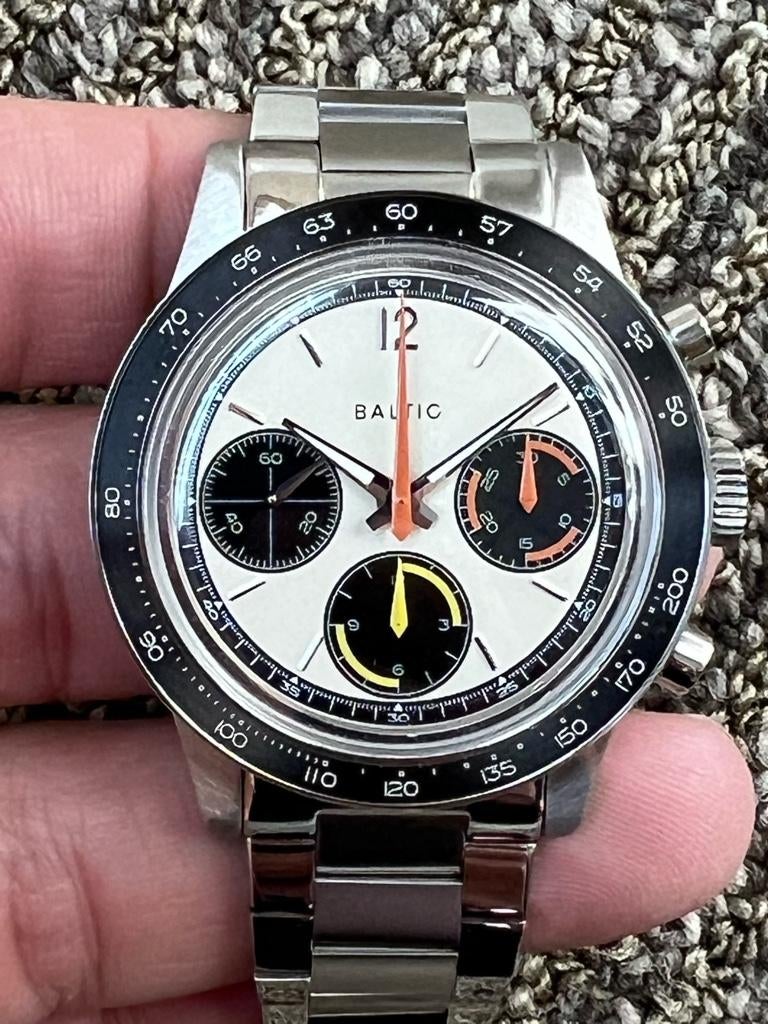 SOLD Baltic x Peter Auto Tricompax UNWORN Full Set | WatchUSeek Watch ...