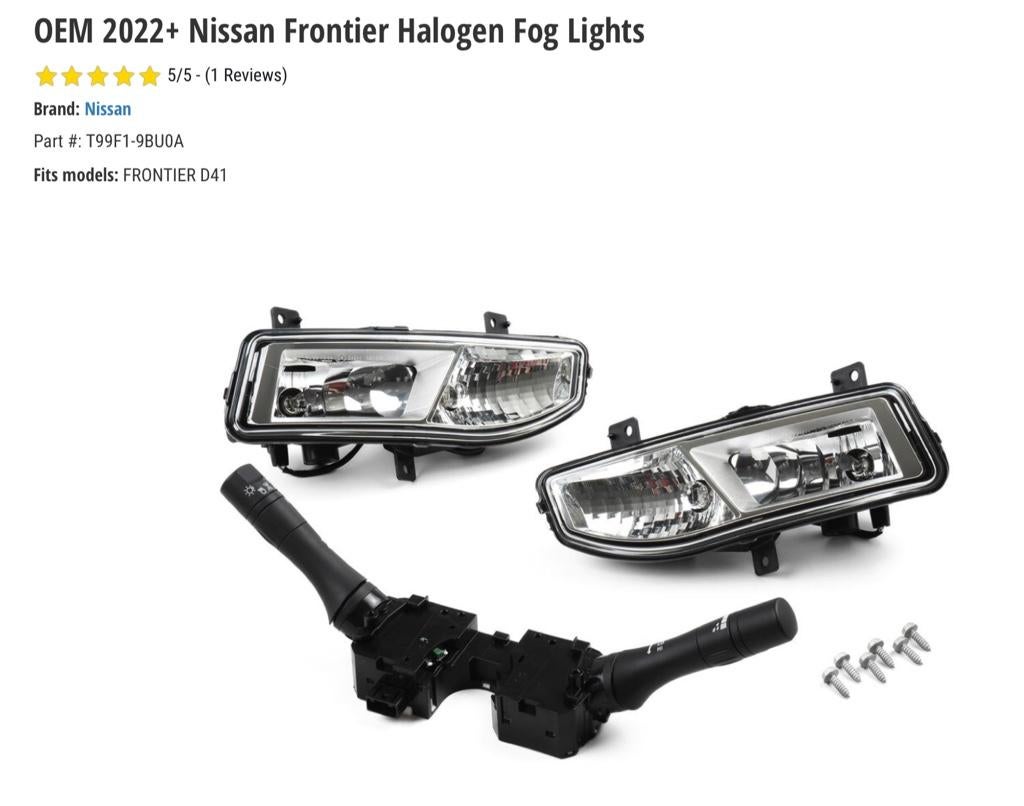 Factory Fog Lights | Page 2 | Nissan Frontier Forum