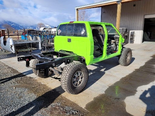Making a crew cab ZR2. Has anyone swapped frames befor? | S-10 Forum