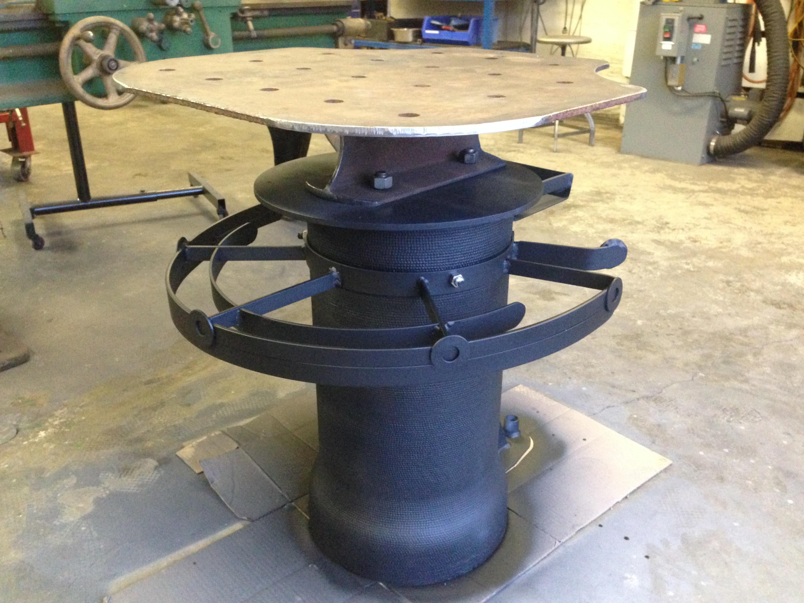 Stand for large vise | WeldingWeb - Welding Community for pros and ...