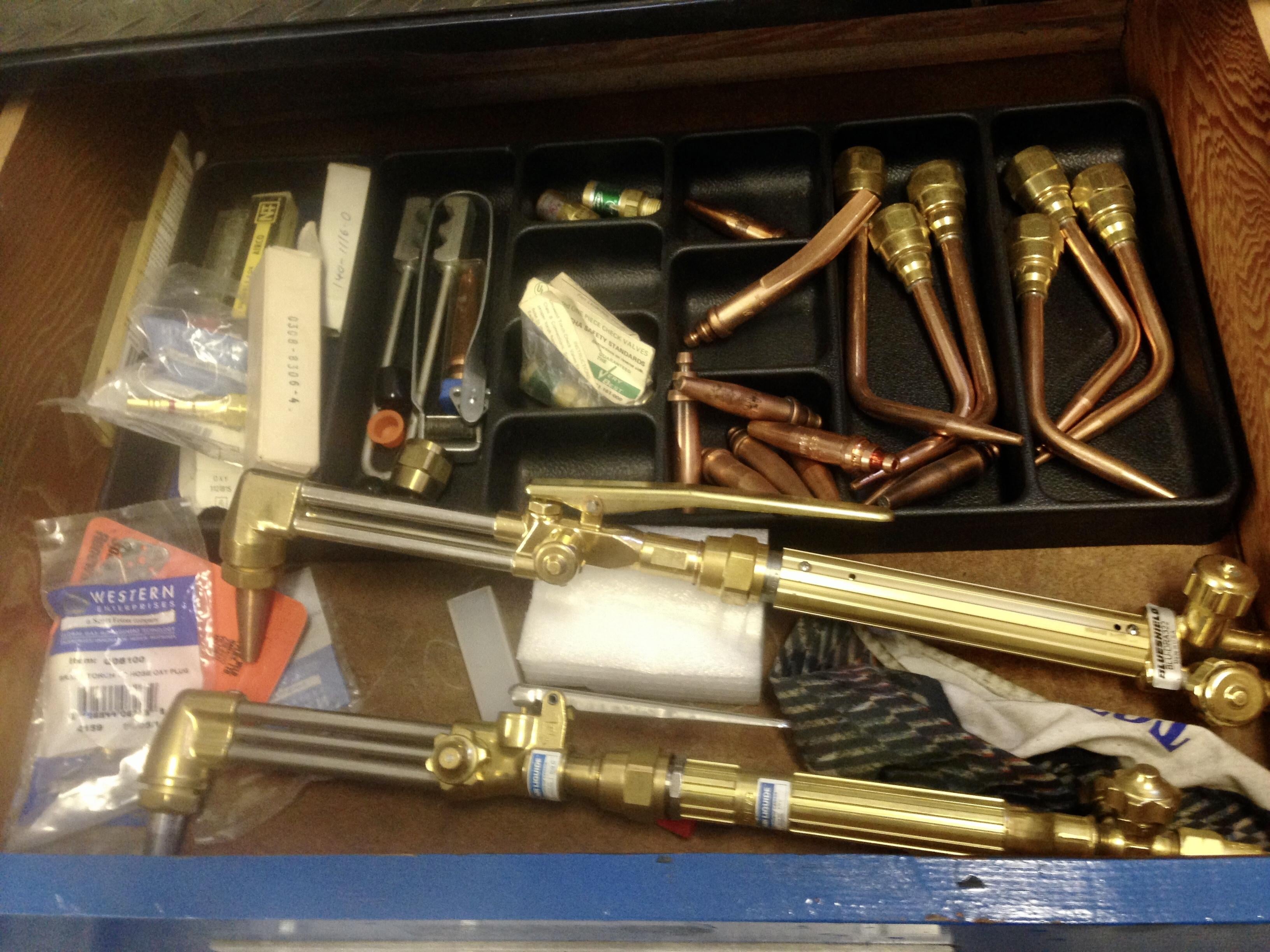 Tight Oxygen Valve on Welding Torch